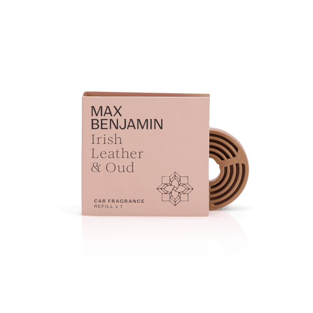 Car Fragrance Refill - Irish Leather & Oud - Max Benjamin
